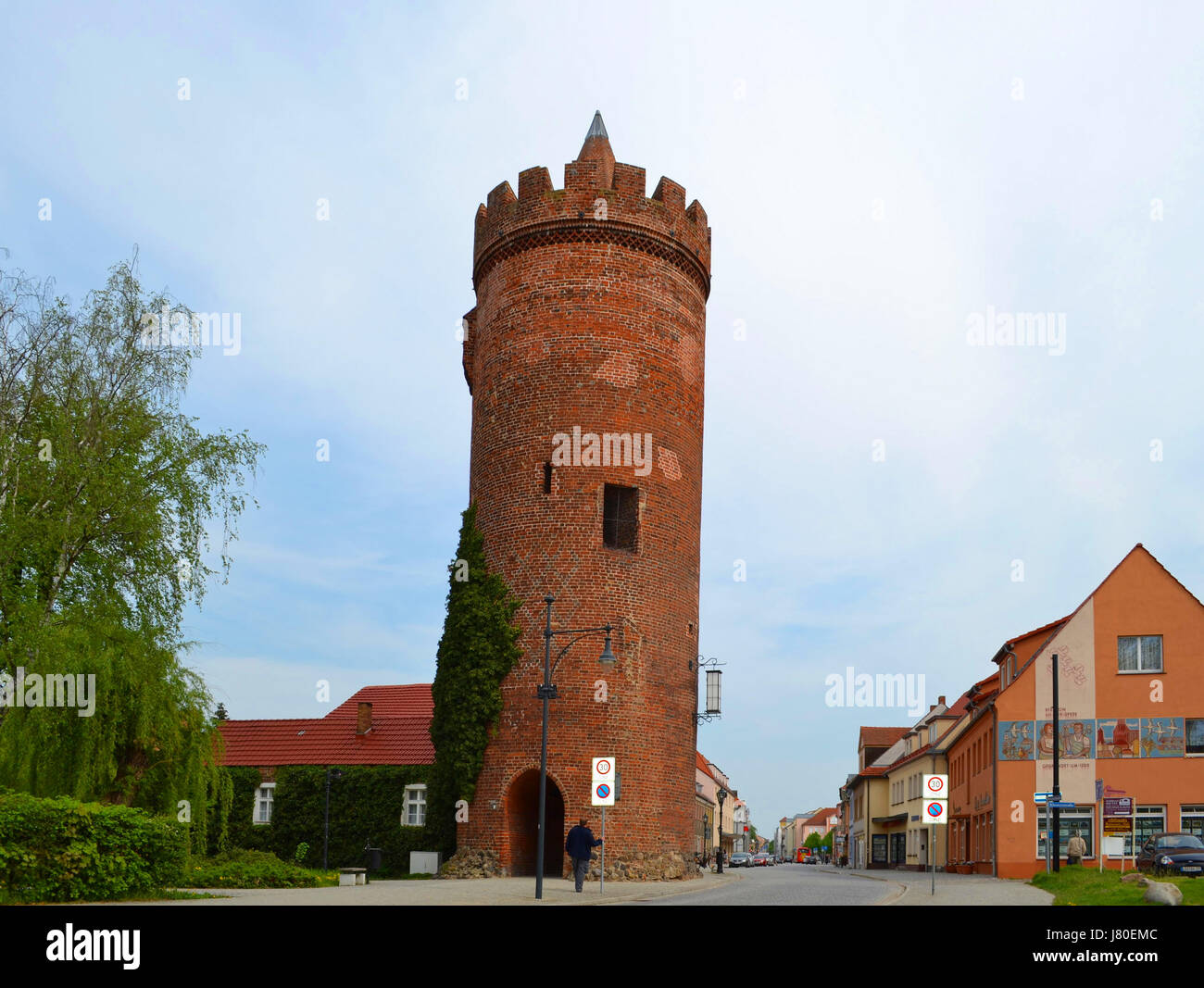 tower stone brandenburg style of construction architecture ...