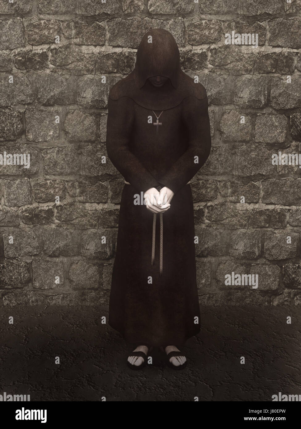 Christian monk hi-res stock photography and images - Alamy