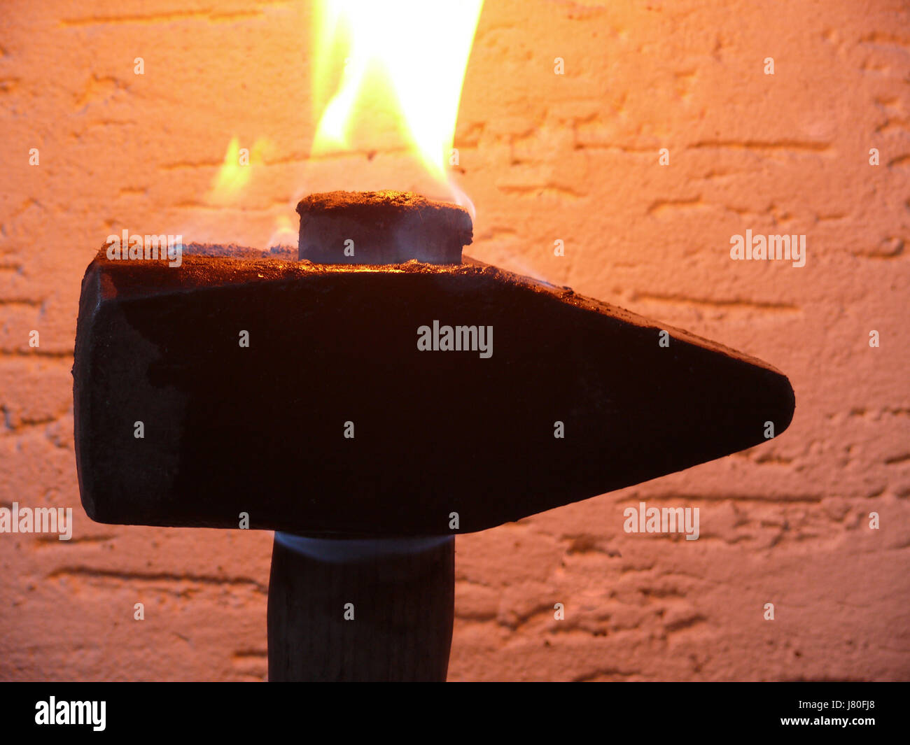 tool fire conflagration flame flames sledges gavel hammer tool macro ...