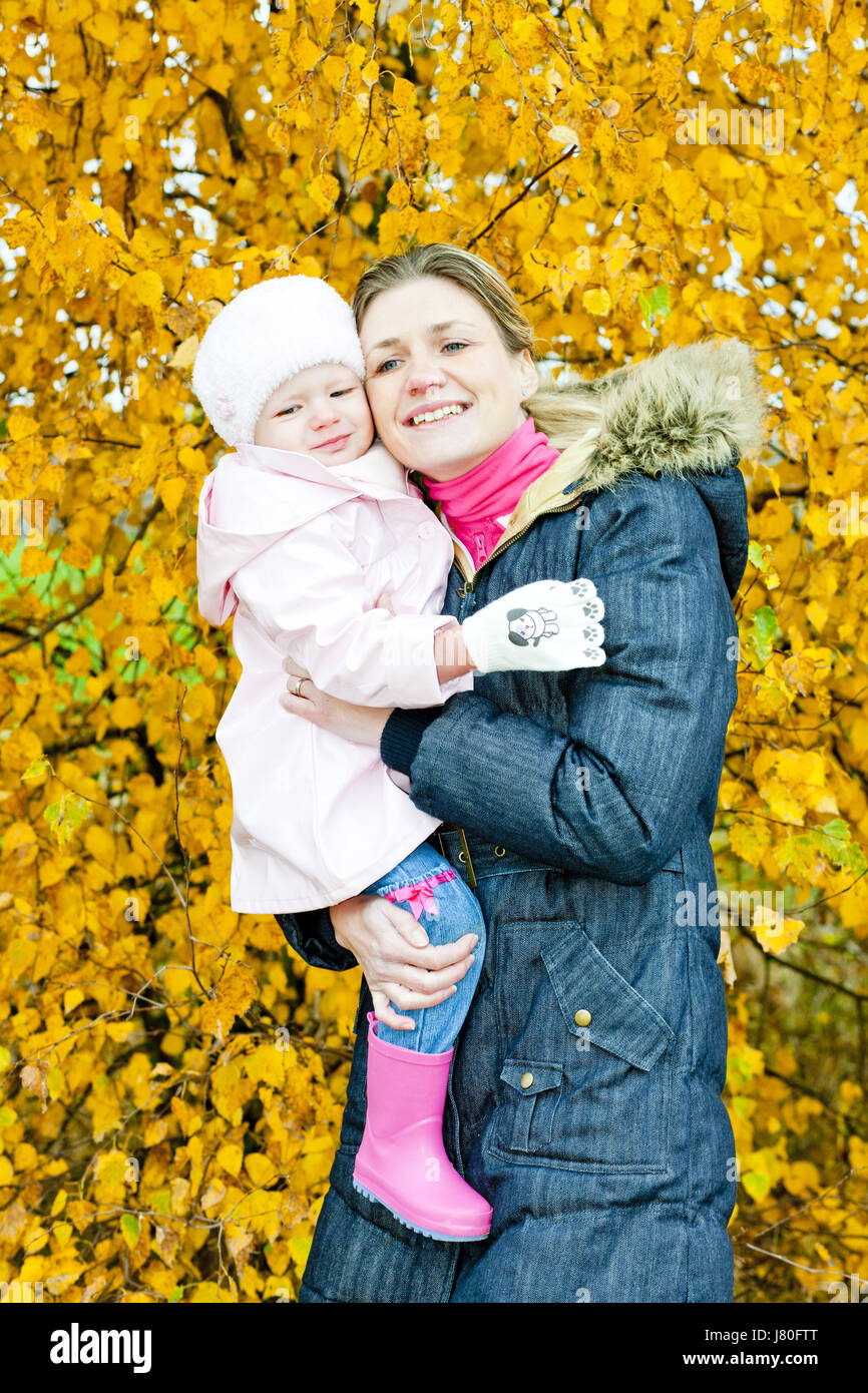 woman child familiy family fall autumn woman humans human beings people ...