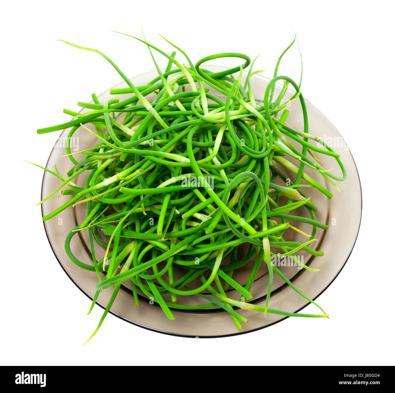 Allium scape Cut Out Stock Images & Pictures - Alamy