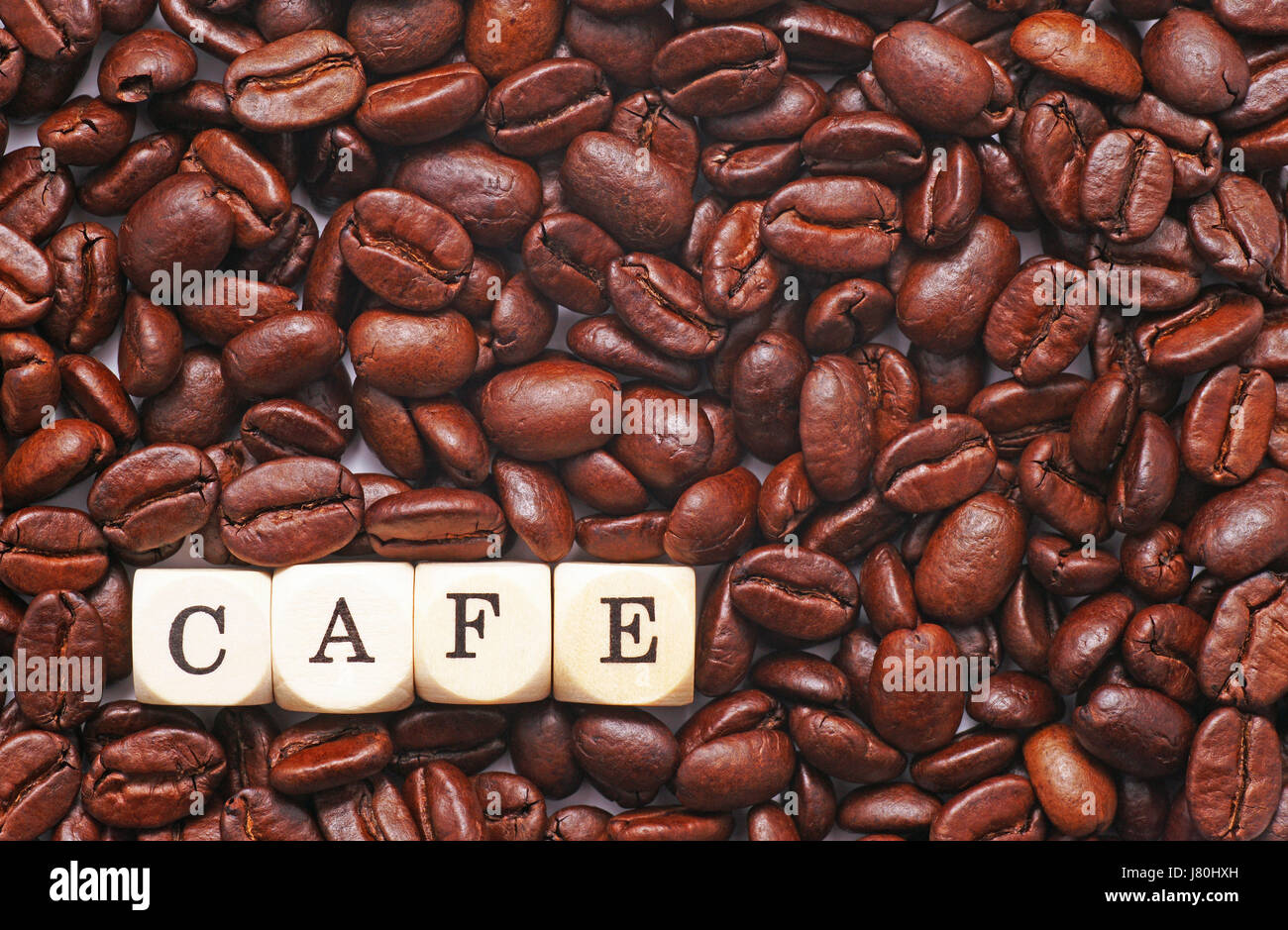 cafe - coffee beans - coffee beans Stock Photo - Alamy