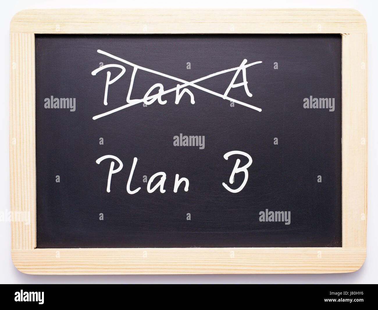 plan a - plan b Stock Photo - Alamy