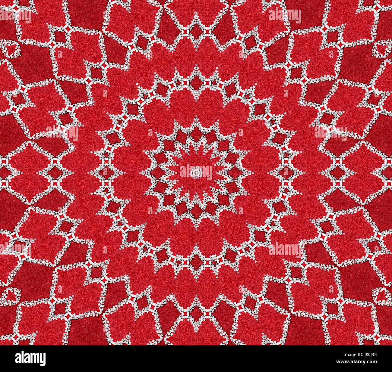 red mandala center Stock Photo - Alamy