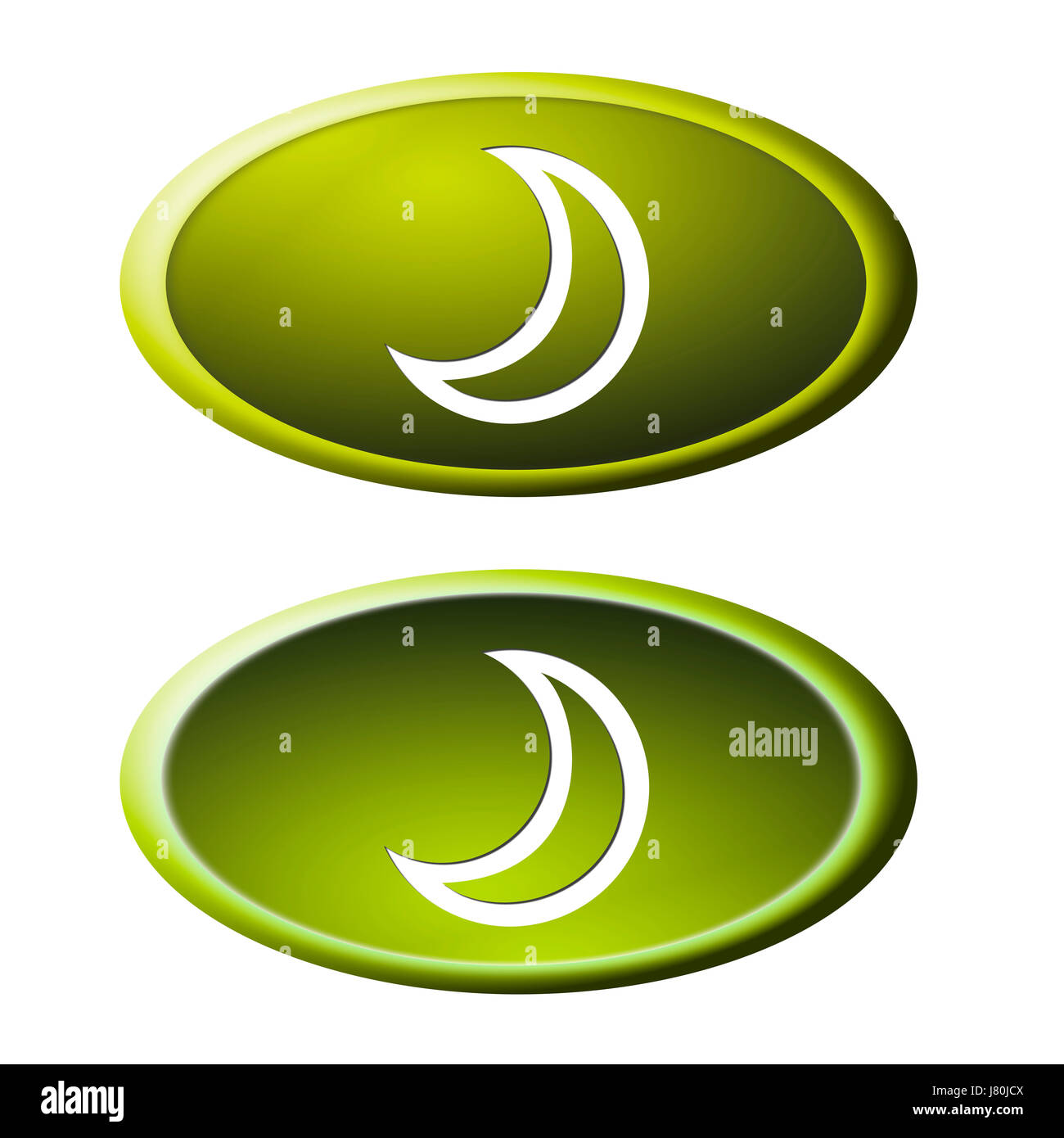 Crescent moon symbolism Cut Out Stock Images & Pictures - Alamy