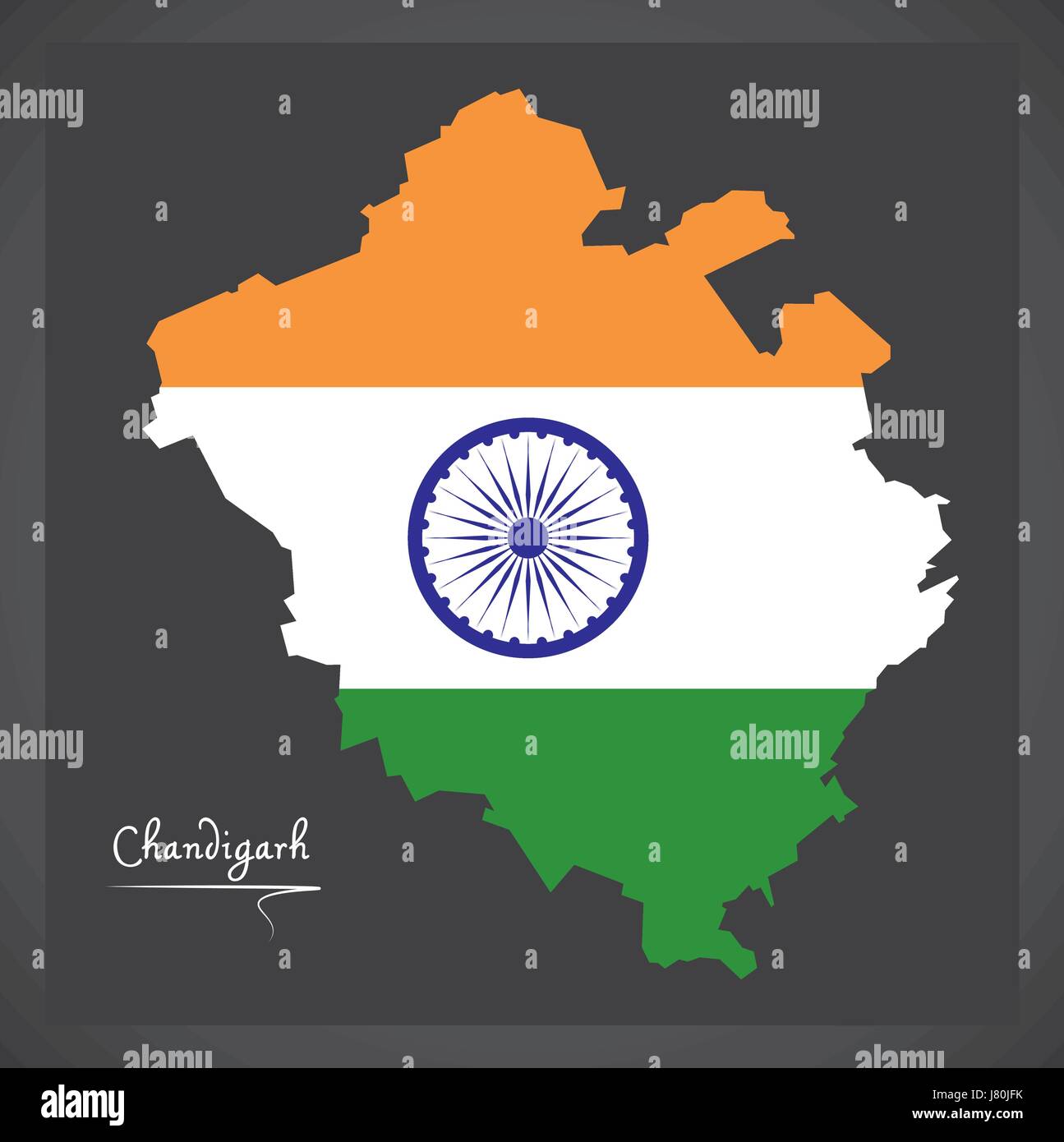 Chandigarh map hi-res stock photography and images - Alamy