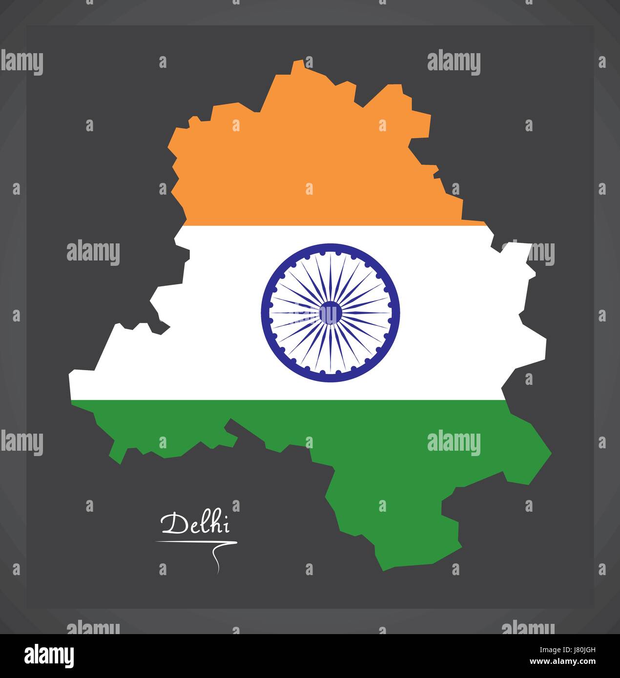 Delhi map hi-res stock photography and images - Alamy