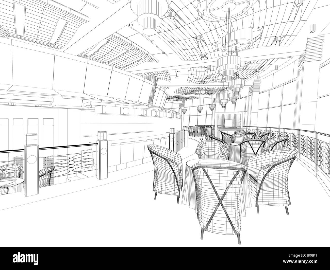 model design project concept plan draft interior illustration style of ...