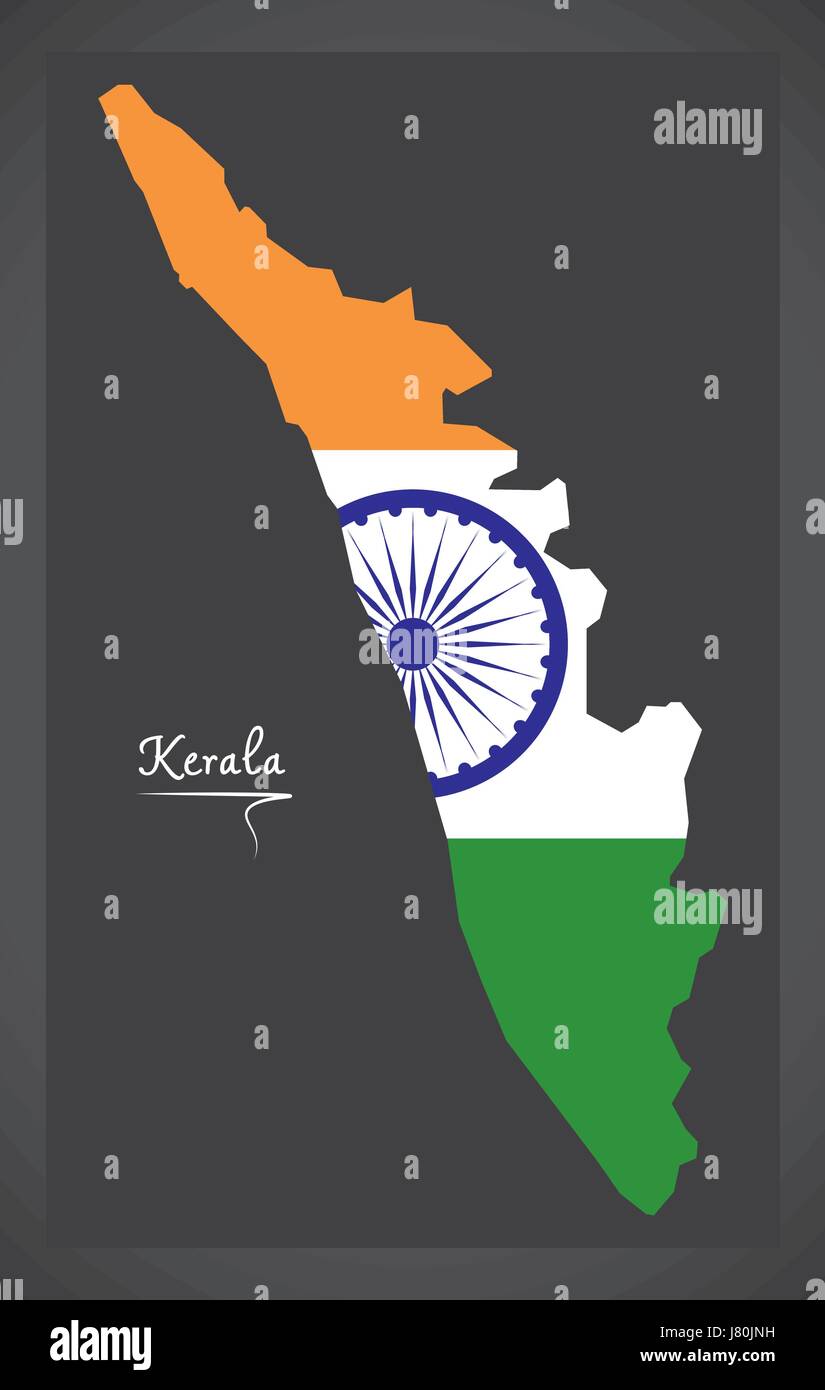 Kerala map hi-res stock photography and images - Alamy