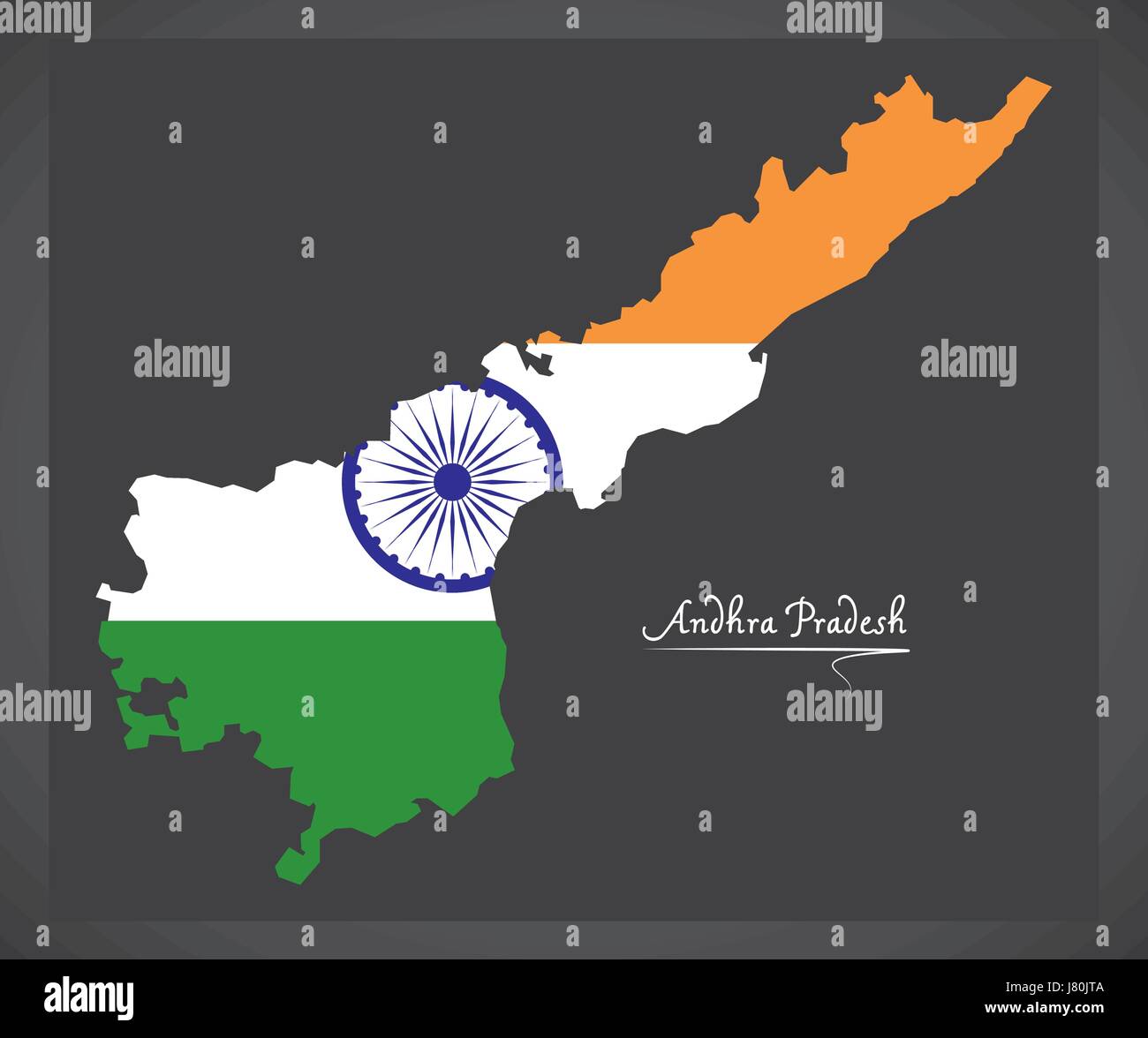 Andhra pradesh flag hi-res stock photography and images - Alamy