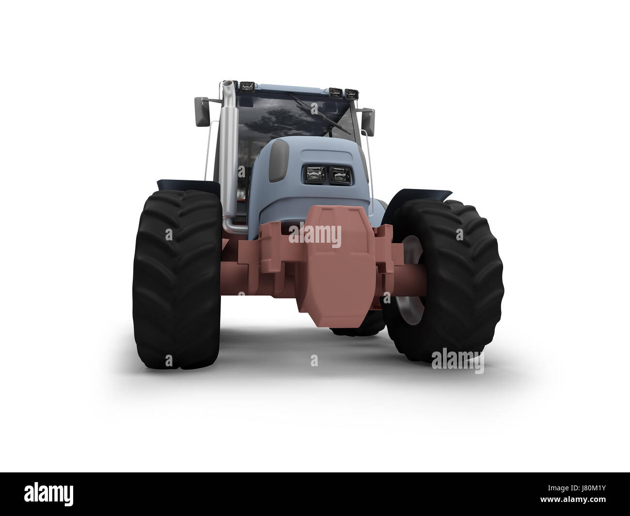 isolated industrial agriculture farming field transport vehicle work ...