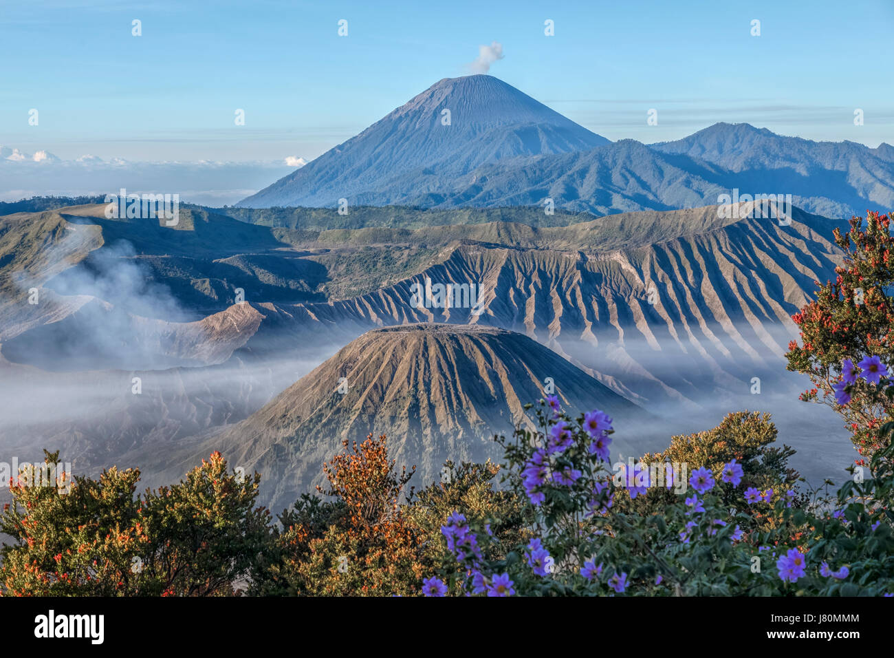 Bromo Tengger Semeru National Park, Java, Indonesia, Asia Stock Photo ...