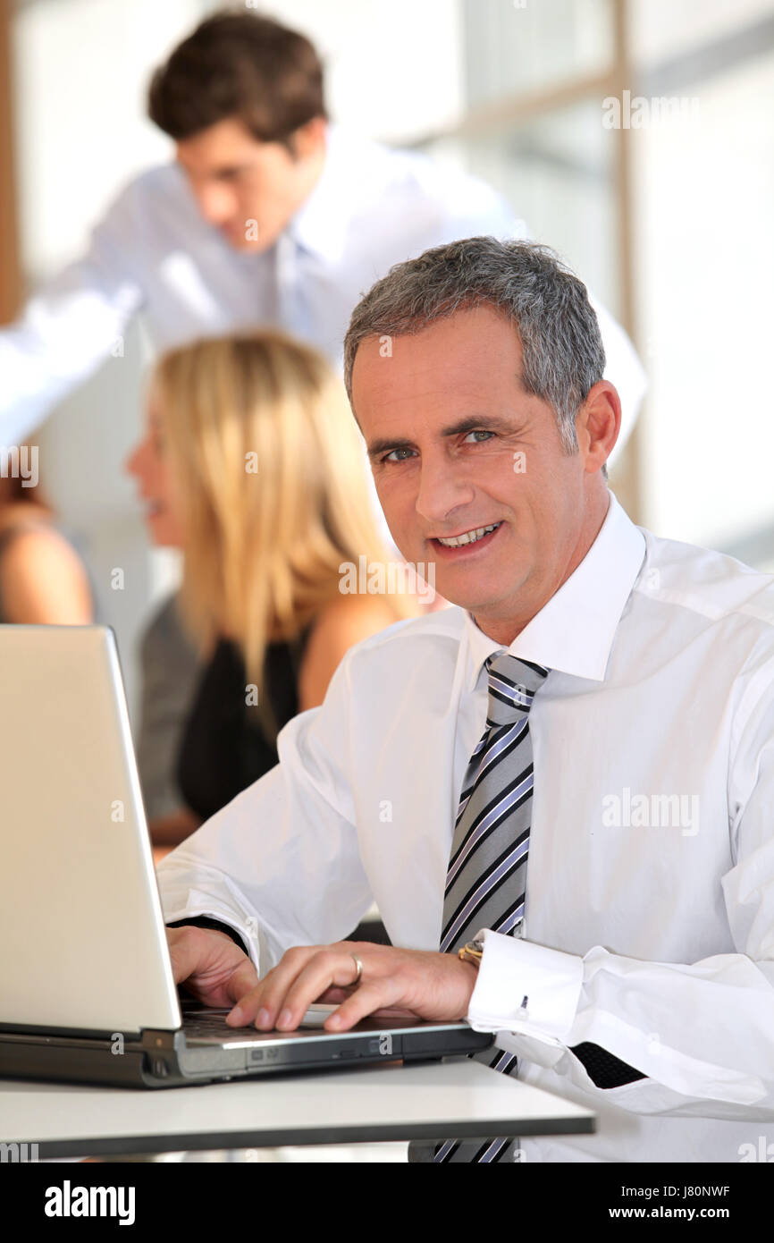 office laptop notebook computers computer desk portrait blank european ...