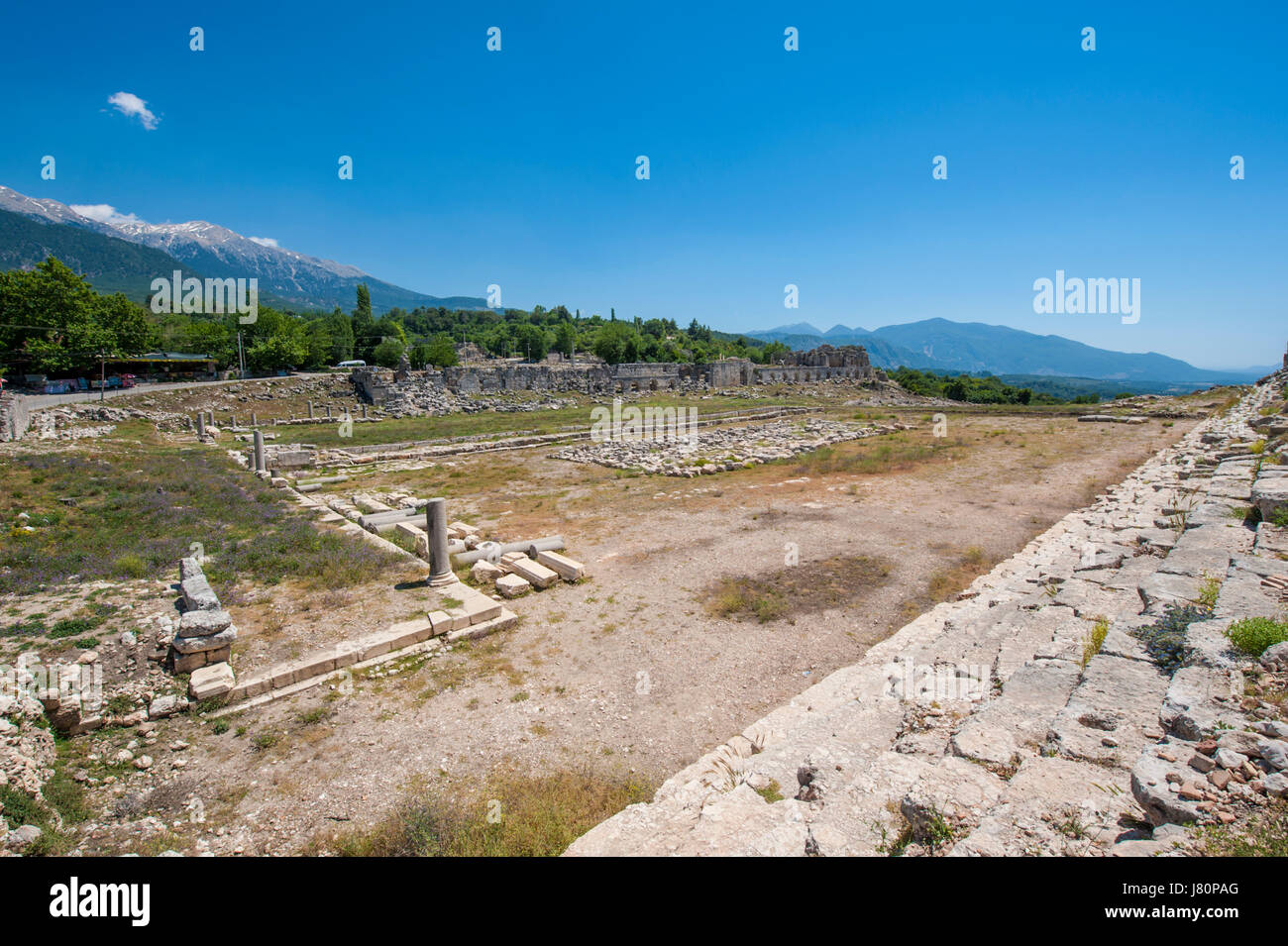 The ruins of Tlos, Turkey Stock Photo - Alamy