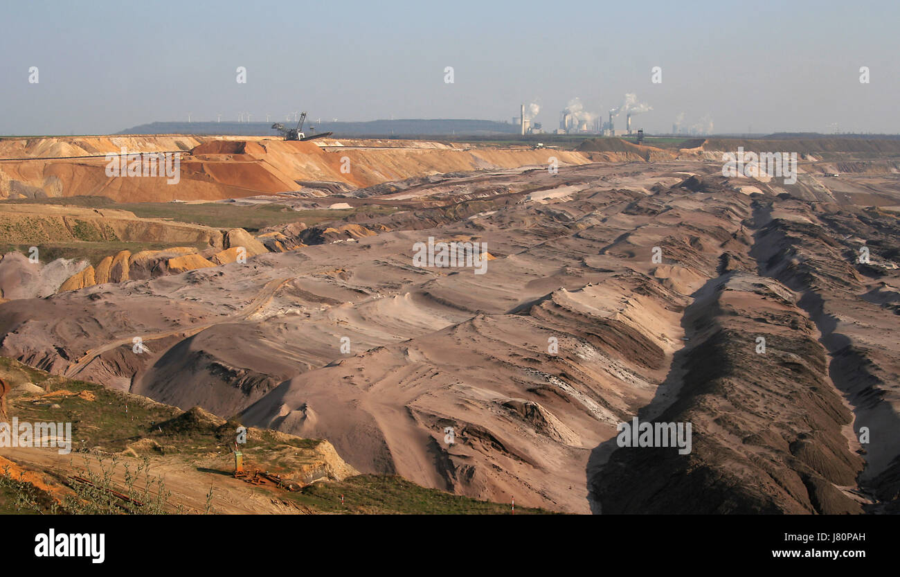 dump the open cast mine garzweiler Stock Photo - Alamy