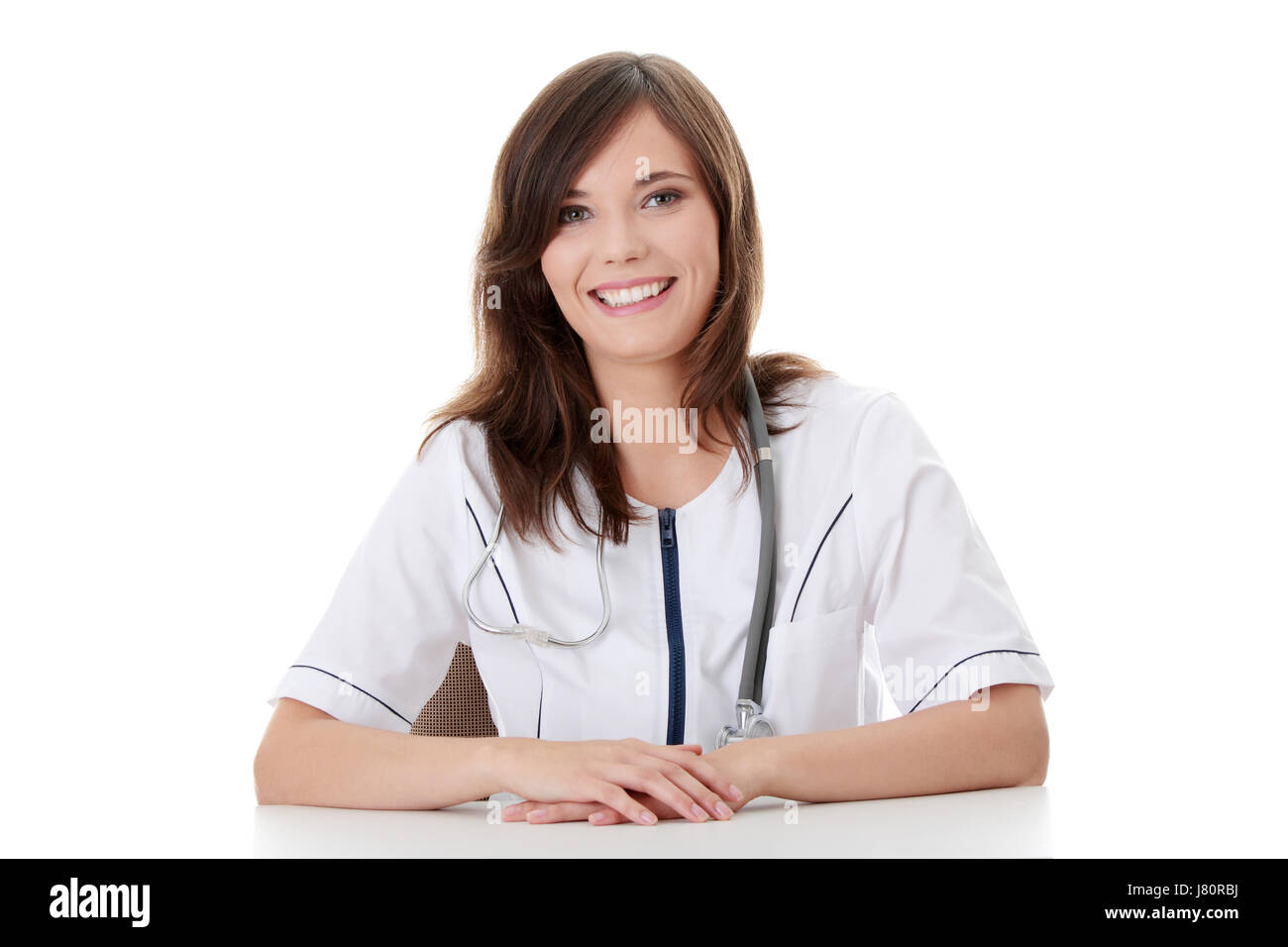 doctor physician medic medical practicioner woman laugh laughs laughing ...