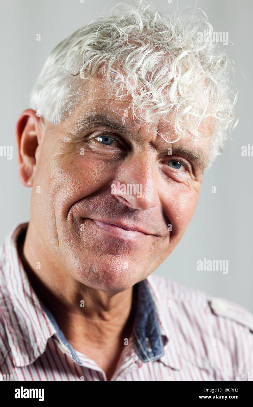 face portrait friendly kind age wrinkles man senior senior citizen ...