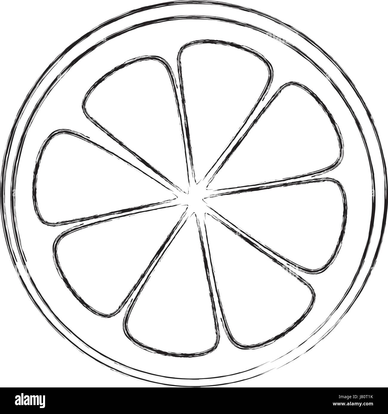 half citrus fruit icon Stock Vector Image & Art - Alamy