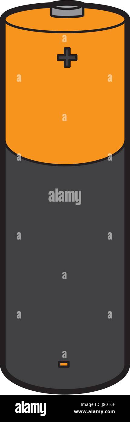 Aaa cell battery illustration Stock Vector Images - Alamy