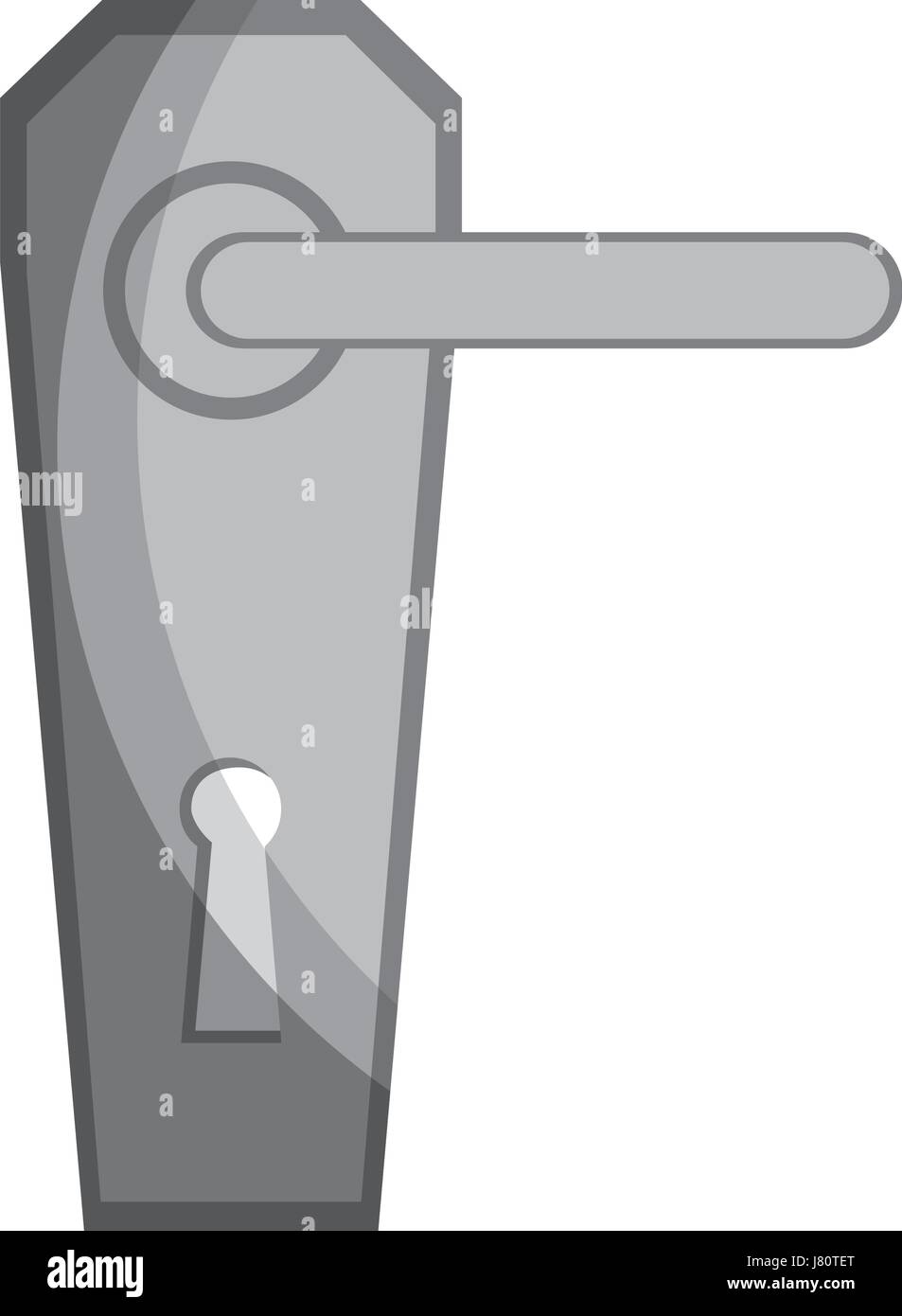 Modern door handle icon Stock Vector Image & Art - Alamy