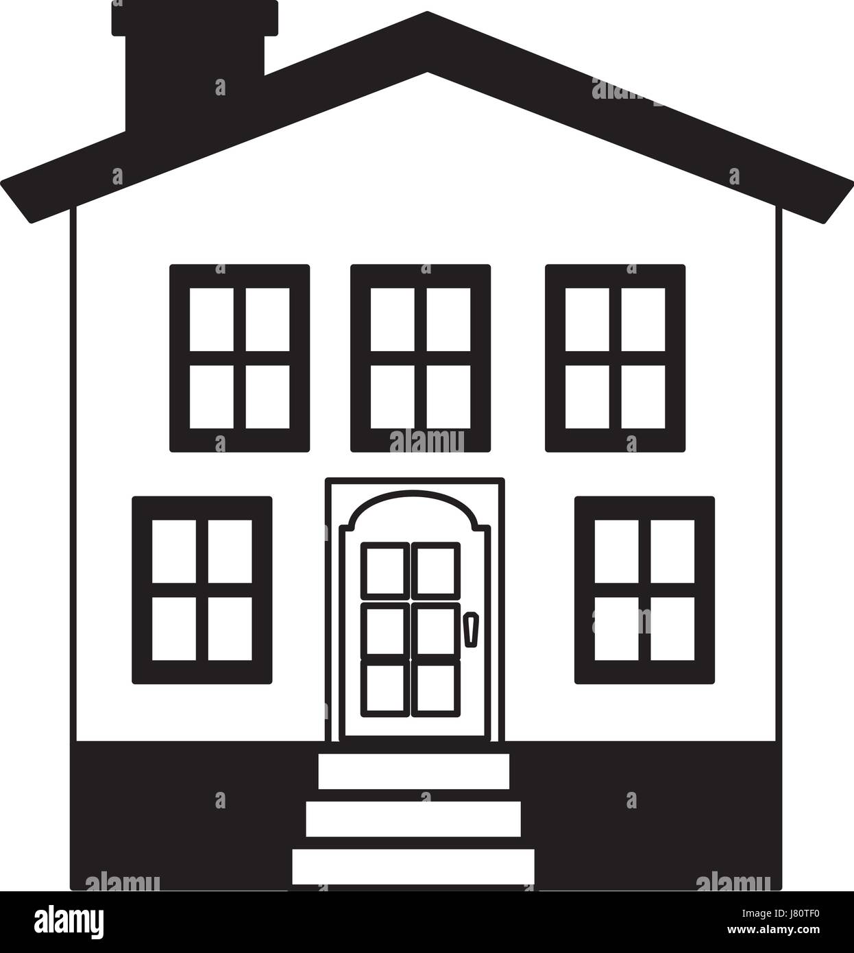 exterior building drawing icon Stock Vector Image & Art - Alamy