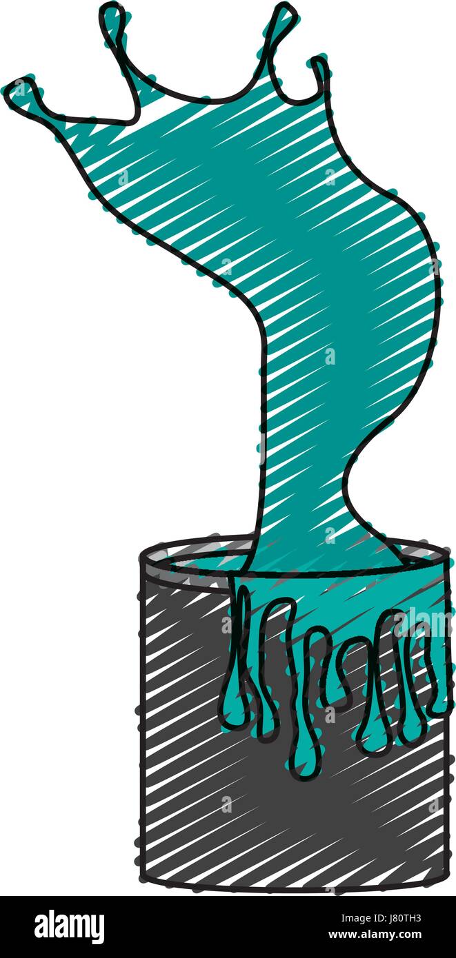 Splashing paint pot icon Stock Vector Image & Art - Alamy