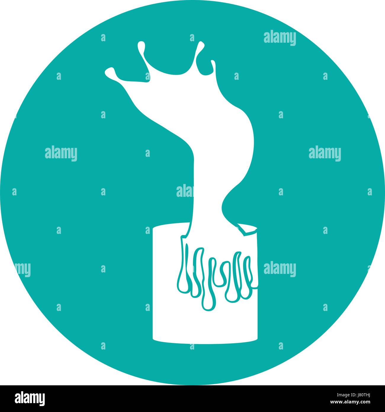 Splashing paint pot icon Stock Vector Image & Art - Alamy