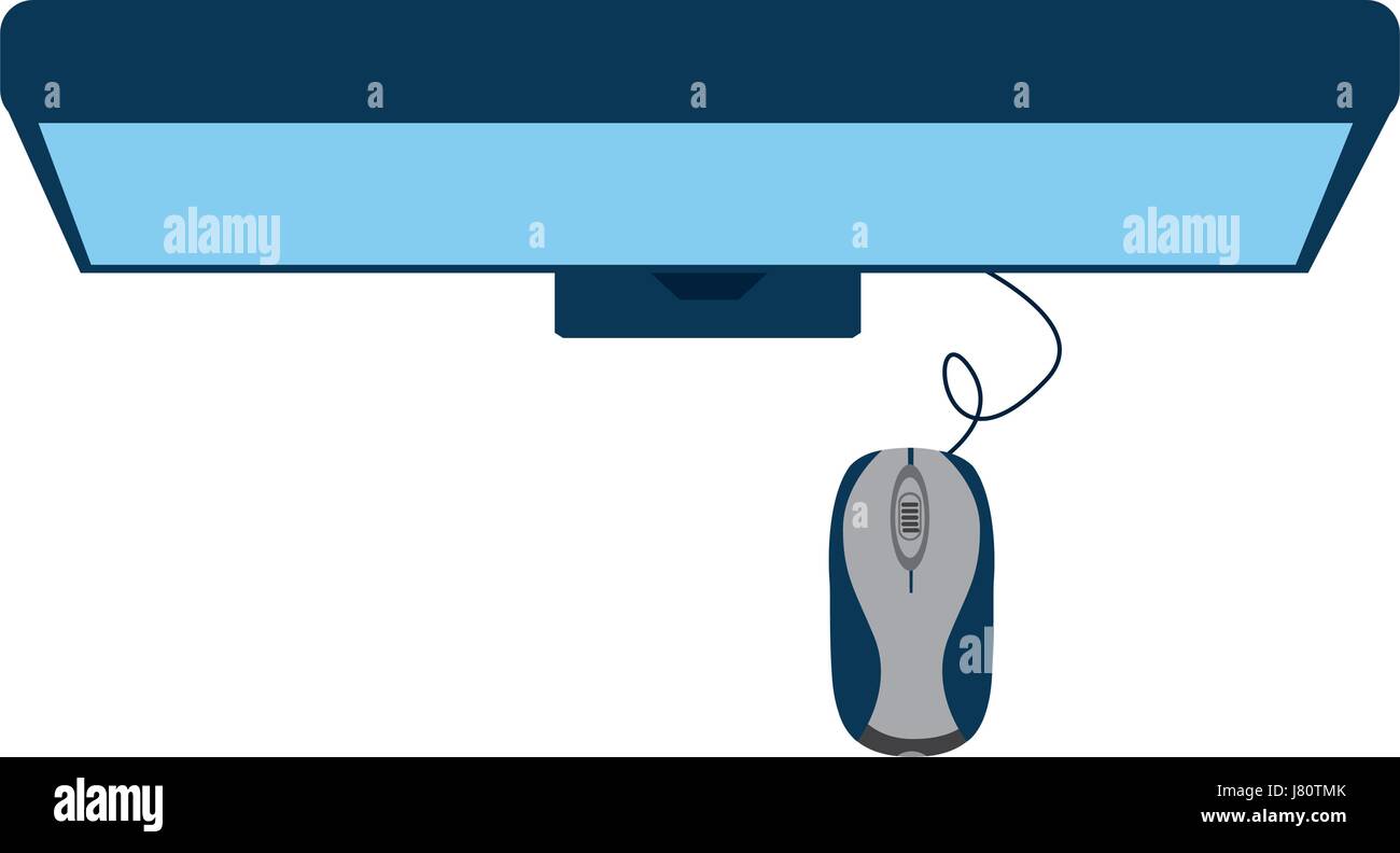 Mouse front view Stock Vector Images - Alamy