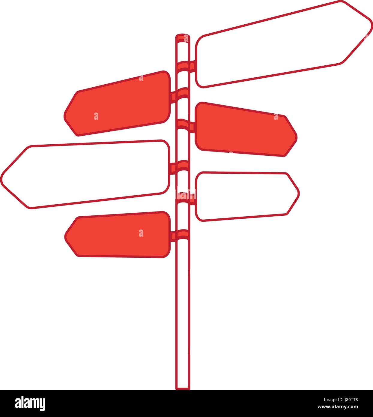 Route indicator signal Stock Vector Images - Alamy