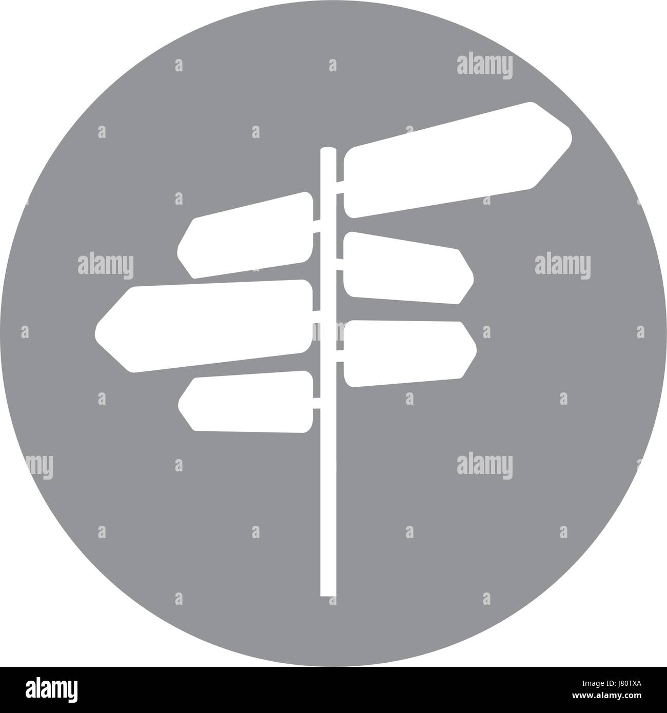 Route indicator signal Stock Vector Images - Alamy