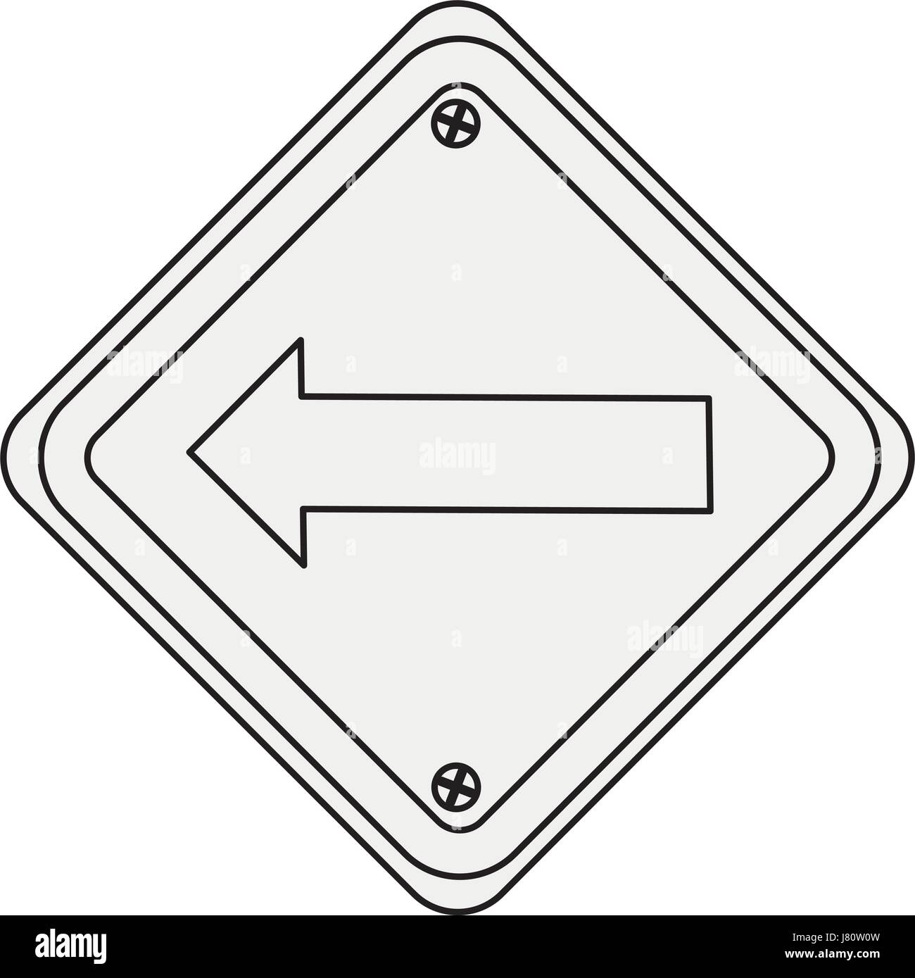 Keep left arrow Stock Vector Images - Alamy