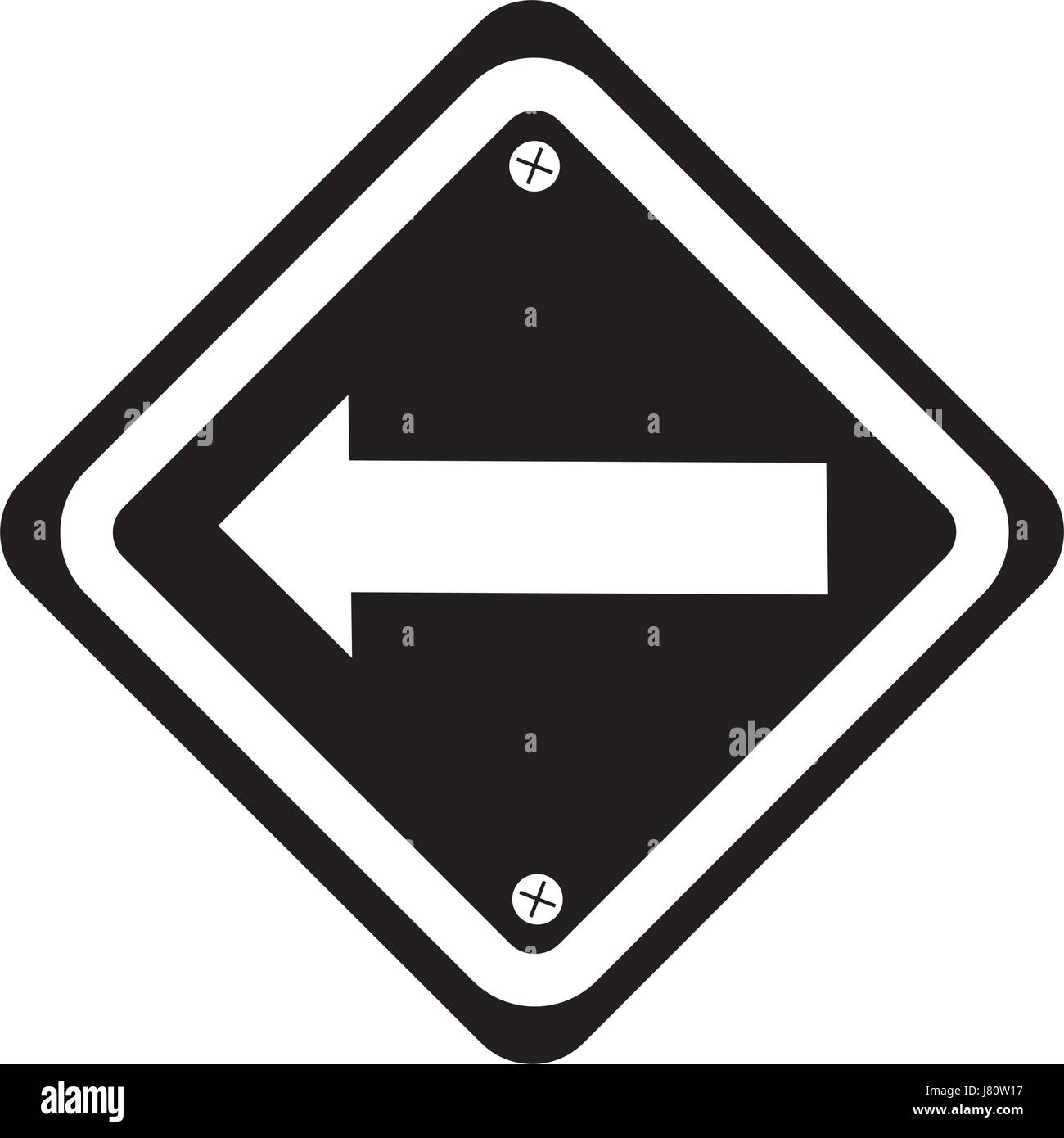 Keep to path sign Stock Vector Images - Alamy