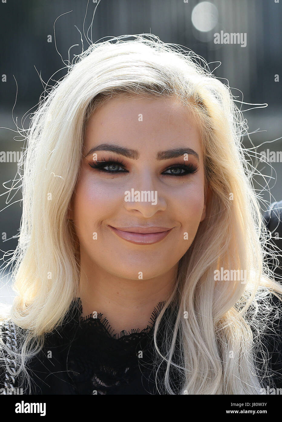 Model Laura Lacole outside the High Court in Belfast where a landmark ...
