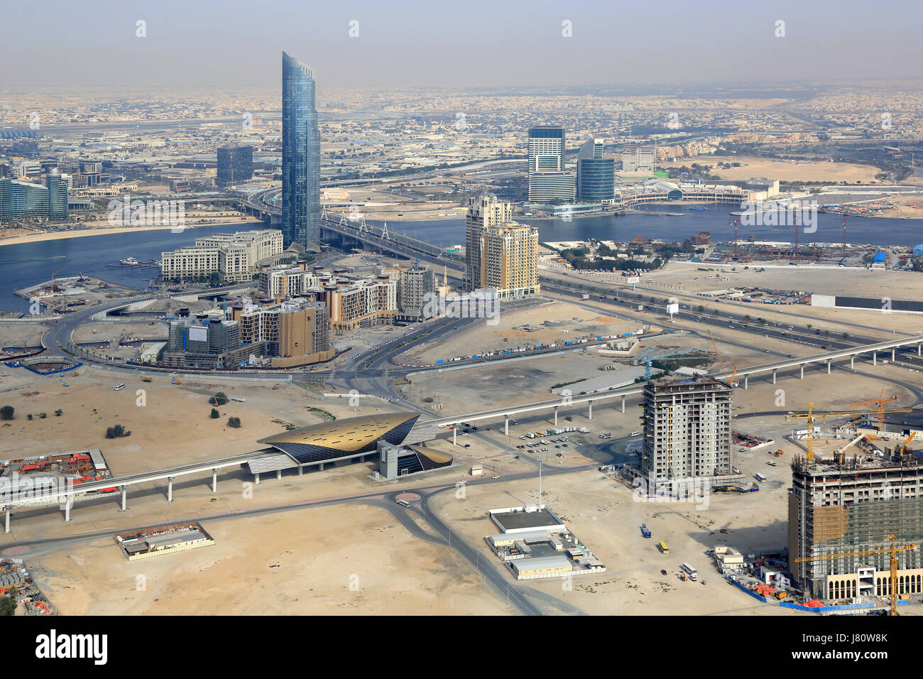 Dubai creek tower hi-res stock photography and images - Alamy