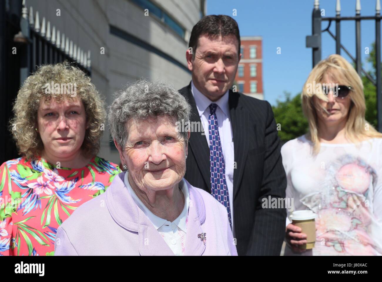 Family members outside laganside courts hi-res stock photography and ...