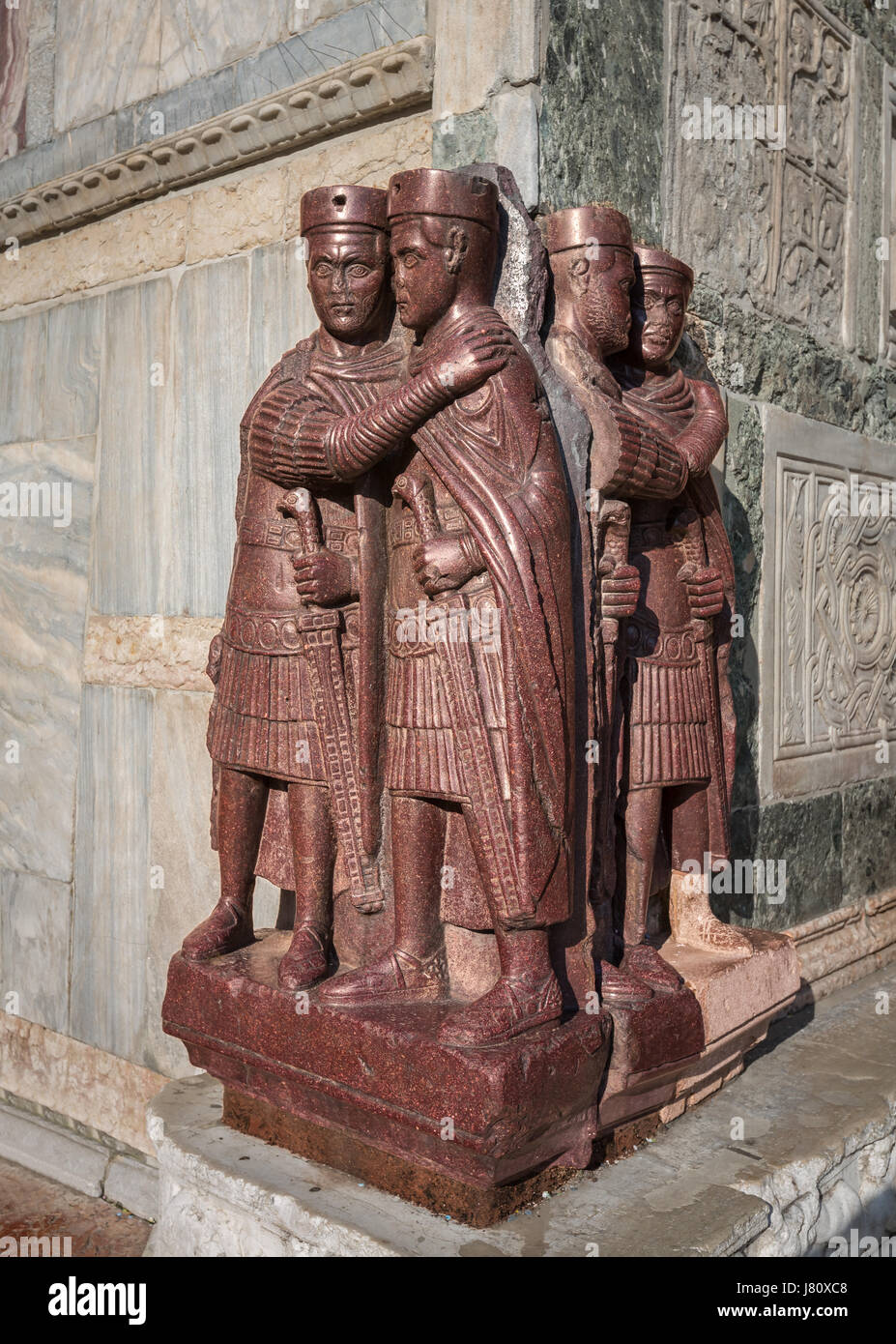 The Tetrarchs - a Porphyry Sculpture of four Roman Emperors, Sacked ...