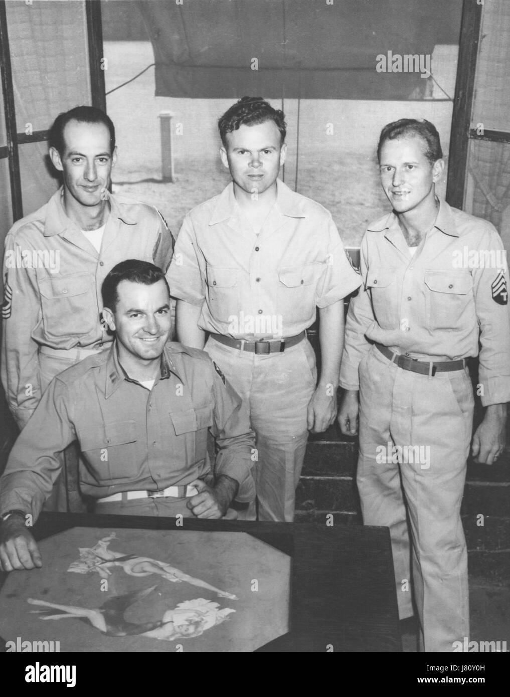 Vintage Photograph, Camp Huckstep, Egypt, World War Two, 1944 Stock ...