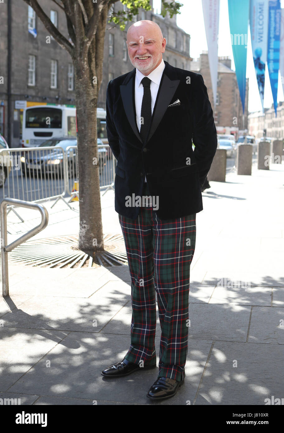 Sir Tom Hunter arrives at the Edinburgh International Conference Centre ...