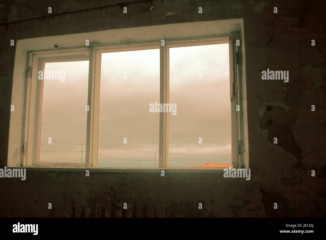 Apartment window wall interior sad hi-res stock photography and images ...