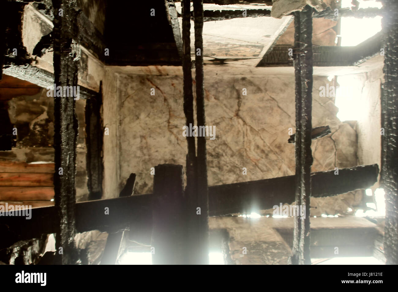 Smoke damage house interior hi-res stock photography and images - Alamy