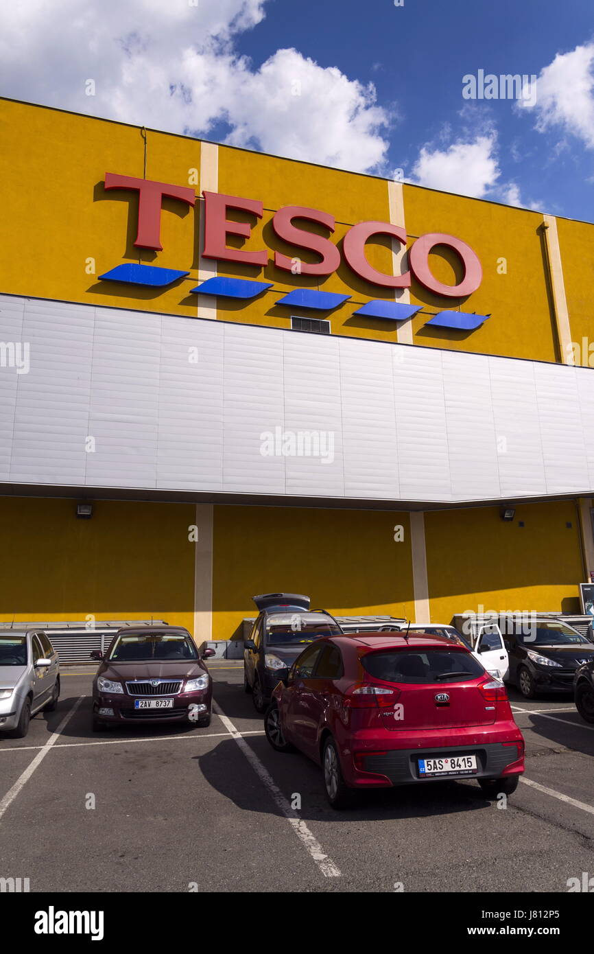 Czech republic grocery store building hi-res stock photography and ...