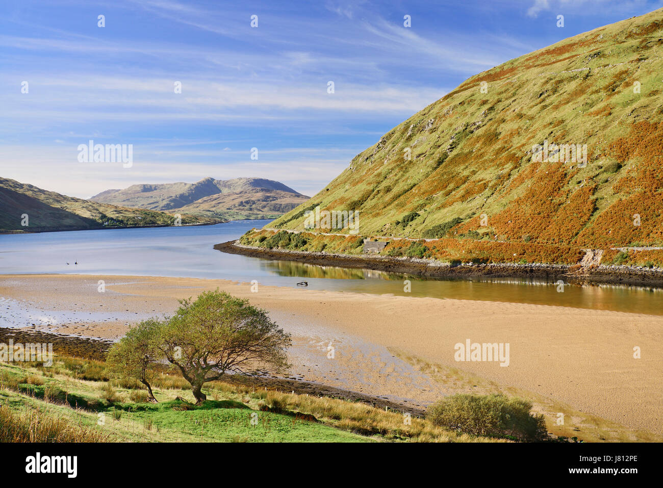Killary Harbour Leenane Ireland Map