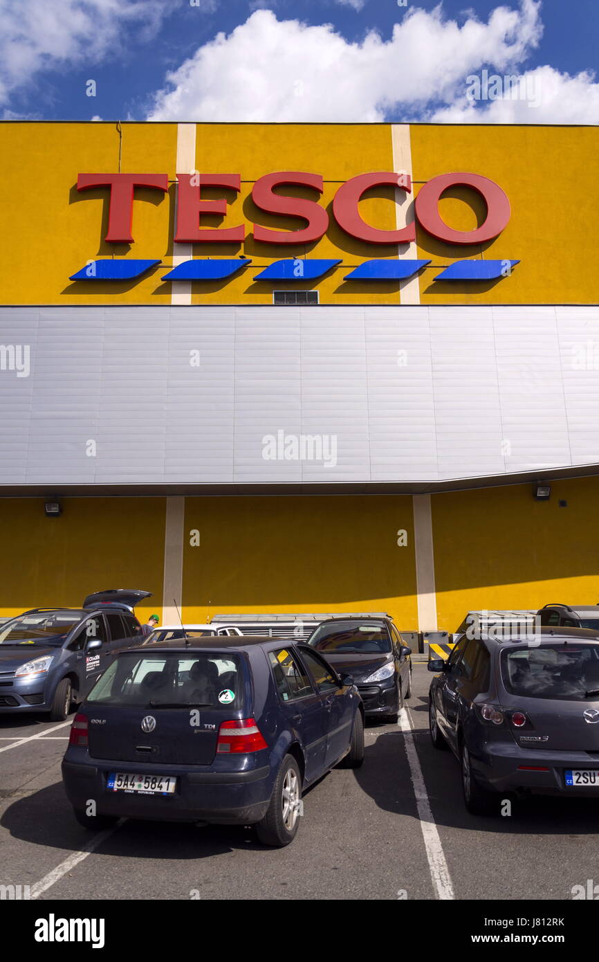 Czech republic grocery store building hi-res stock photography and ...