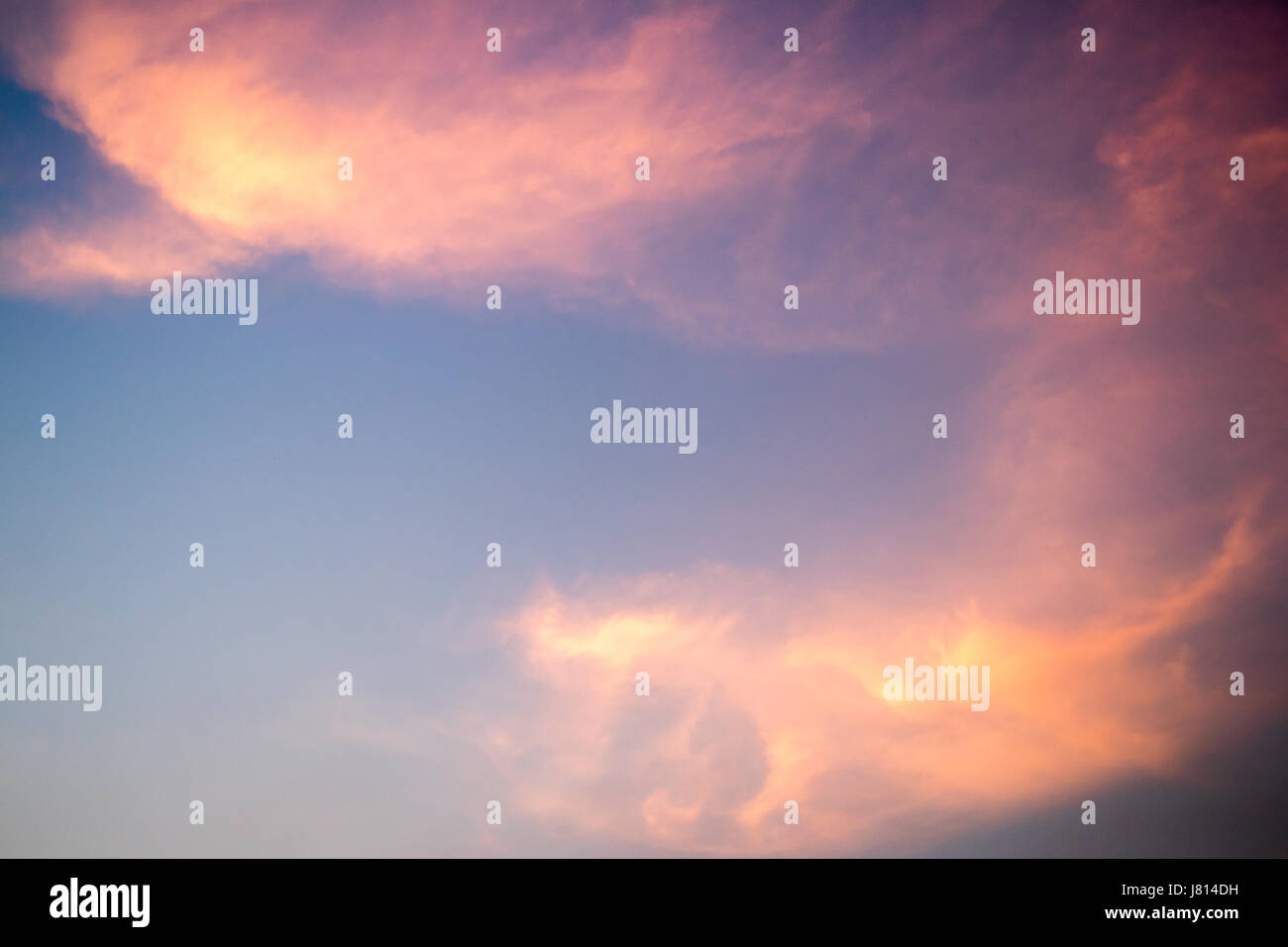 Beautiful cloud sky background in twilight color Stock Photo - Alamy