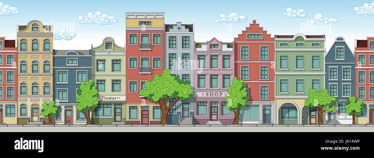 Horizontal walkway Stock Vector Images - Alamy