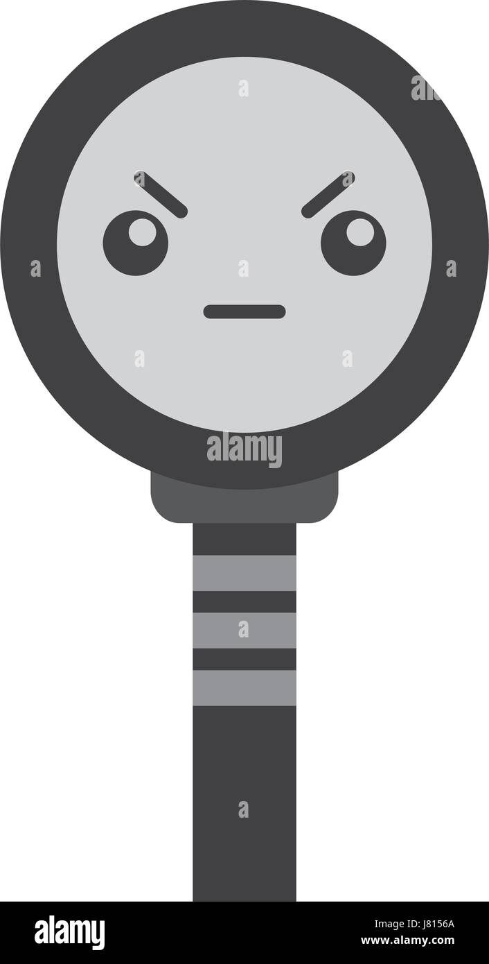 kawaii Magnifying glass cartoon Stock Vector Image & Art - Alamy