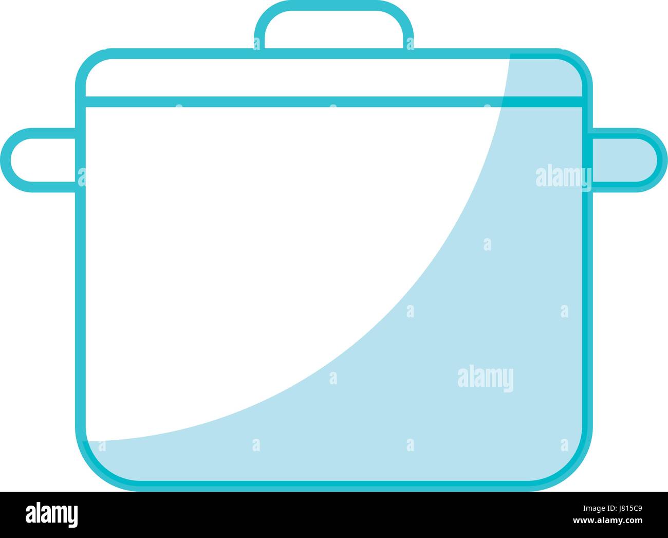 Shadow cooking pot graphic design Stock Vector Images - Alamy