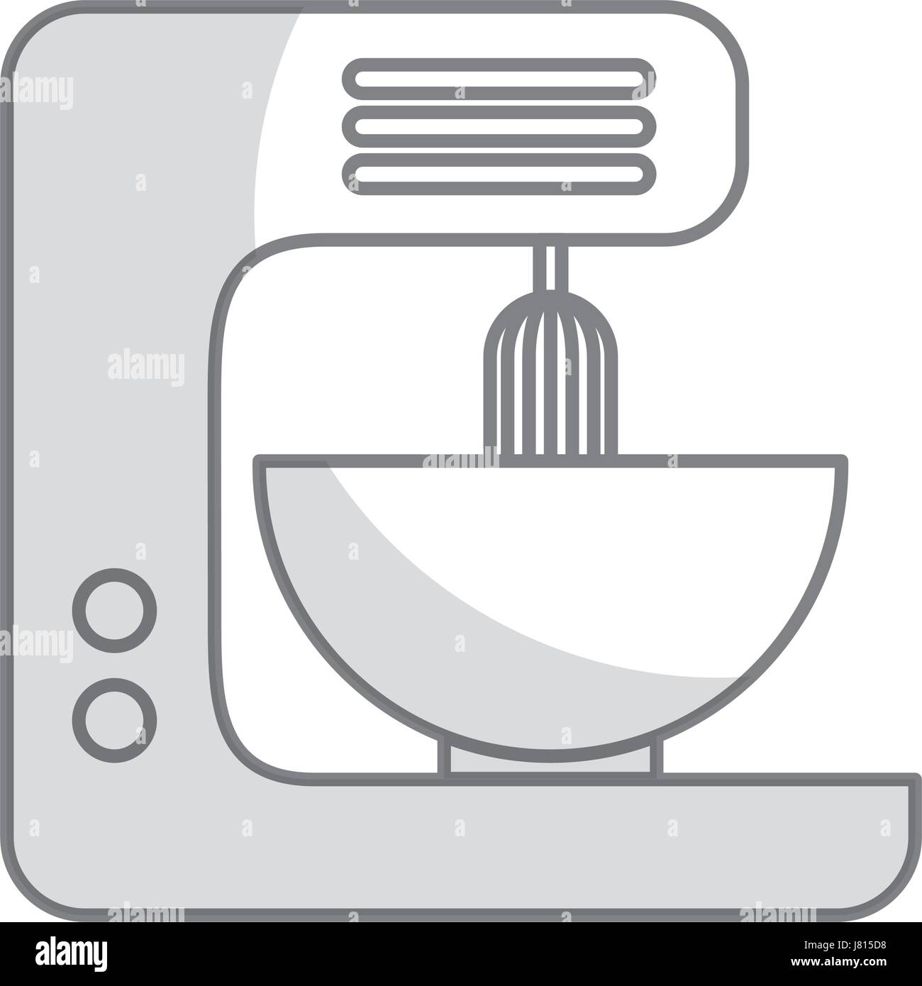 shadow kitchen mixer graphic design Stock Vector Image & Art - Alamy