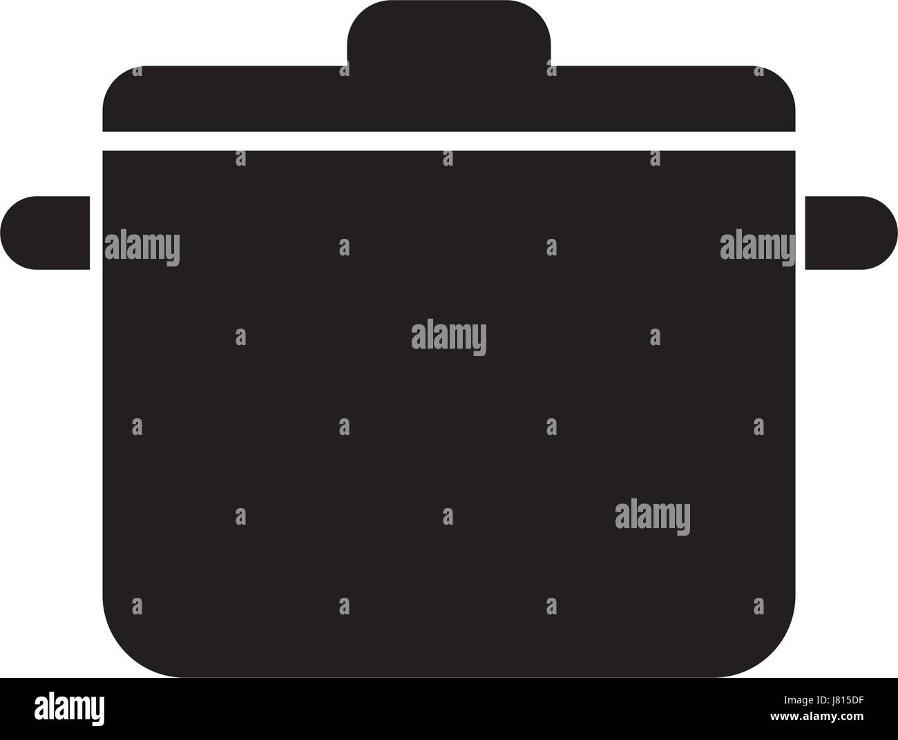black Cooking pot graphic design Stock Vector Image & Art - Alamy