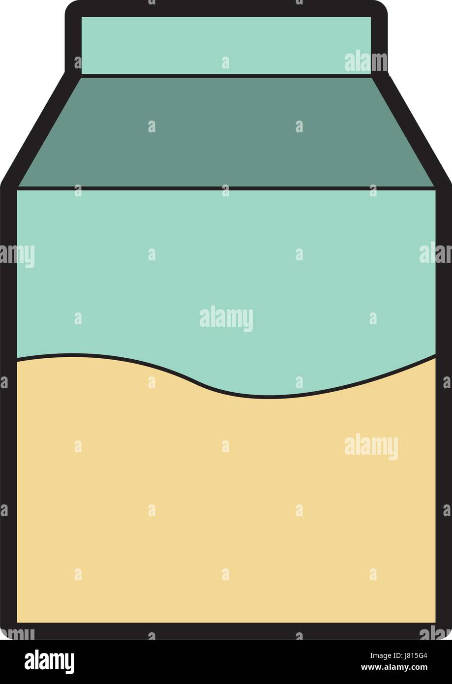 cute milk box graphic design Stock Vector Image & Art - Alamy